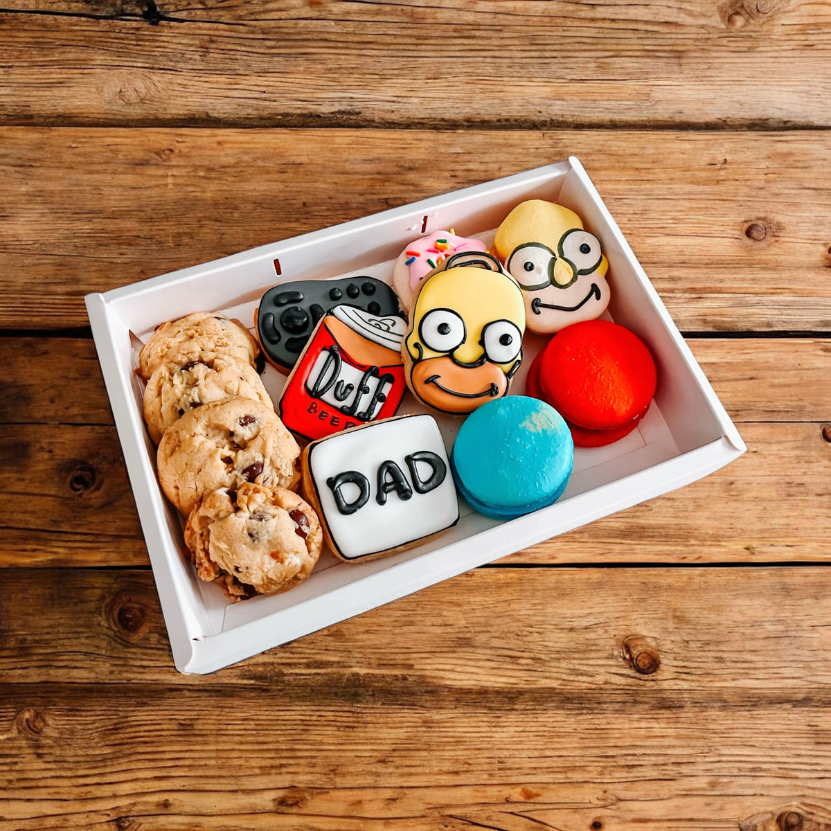 Simpsons Fathers Day Treat Box – Bake or Eat Sweets
